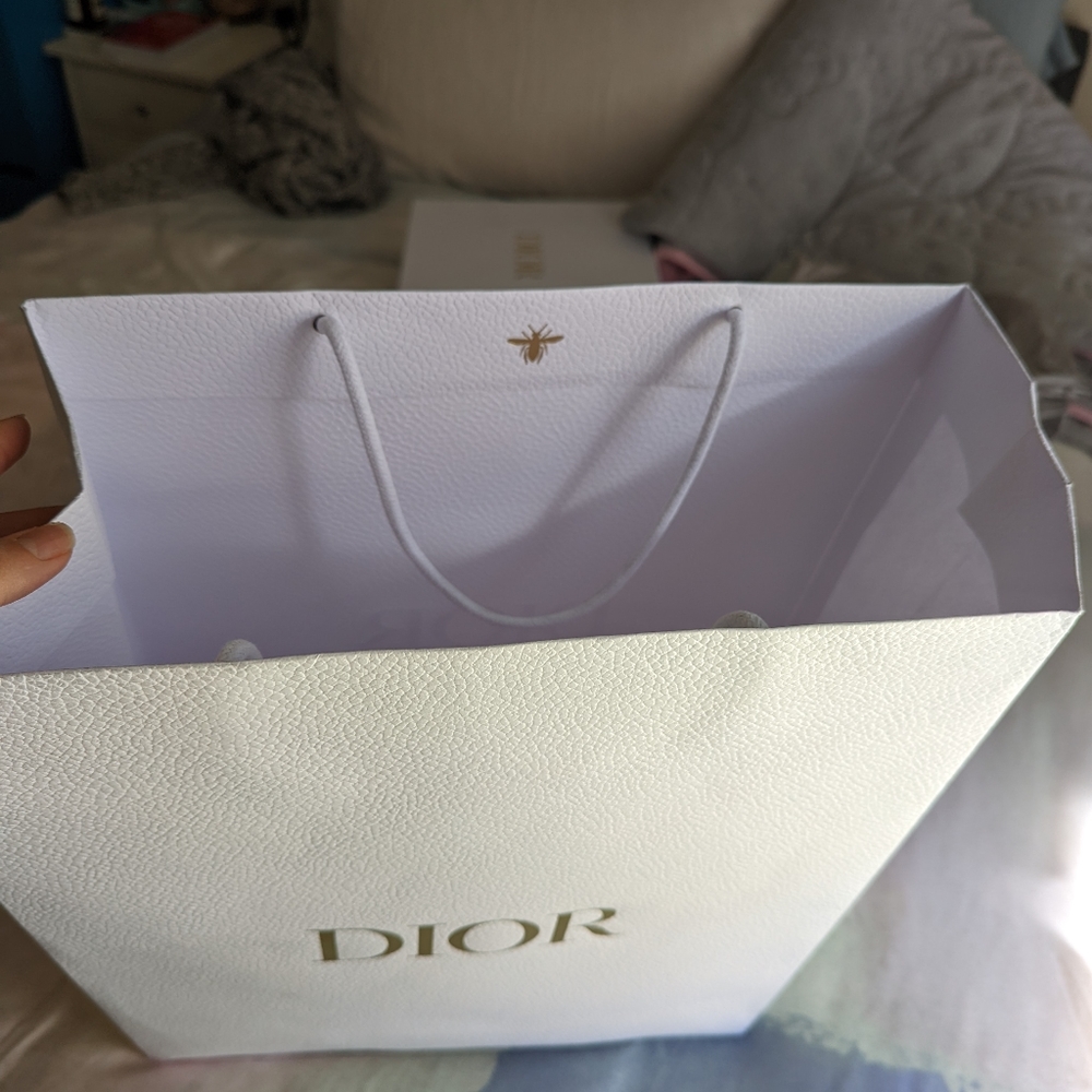 Large Authentic Christian Dior Shopping Bag - Gem